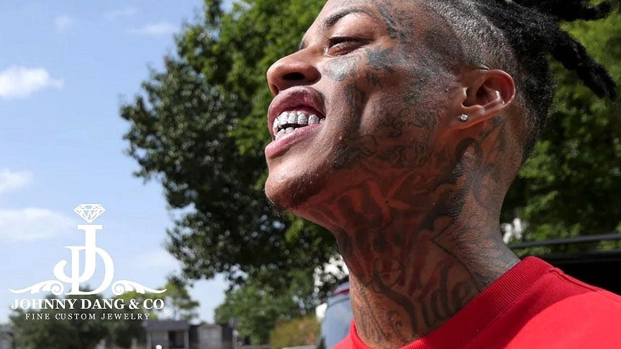 JDTK-Boonk Gang Honeycomb Prong Set Diamond Grill – Johnny Dang & Co