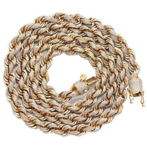 10KY 10.00CTW DIAMOND ROPE CHAIN 24” – Johnny Dang & Co